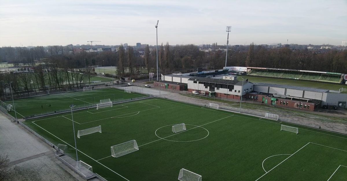 Nieuwe velden naast stadion FC Dordrecht
