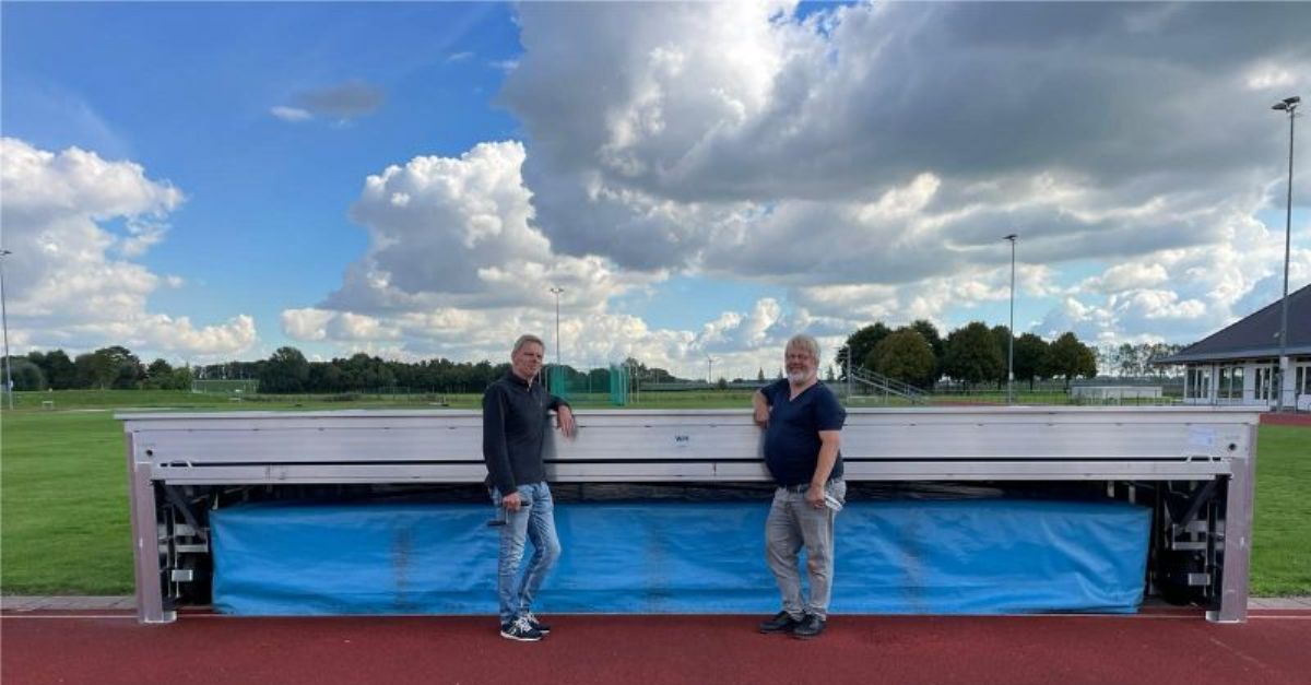 Nieuwe overkapping voor landingsmat