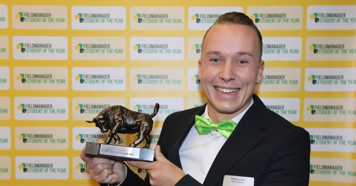 Thimo de Nijs verkozen tot Fieldmanager Student of the Year 2023