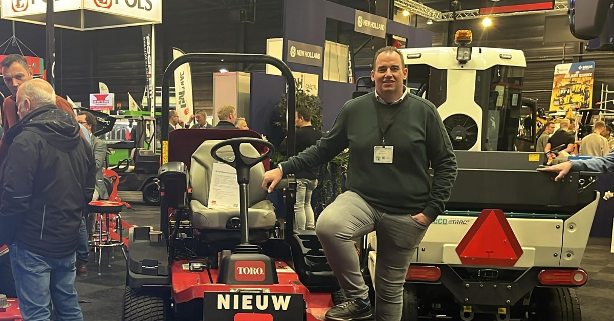 Jean Heybroek presenteert nieuwe Toro Groundsmaster e3200